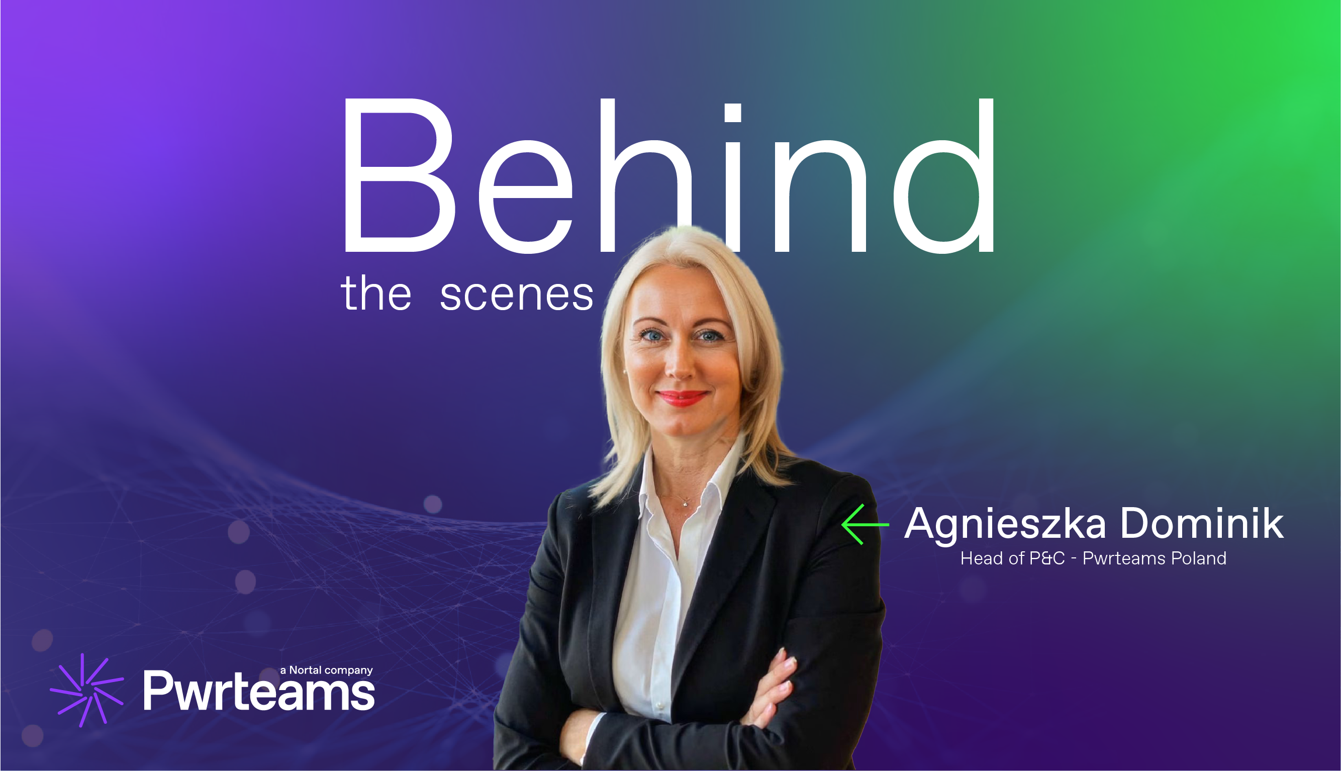 Behind the scenes: Agnieszka Dominik, Head of P&C at Pwrteams Poland